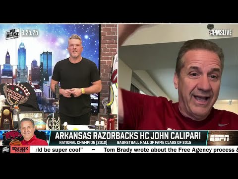 Coach Cal talks Arkansas-Texas Tech Sweet 16 matchup, Rick Pitino & more! | The Pat McAfee Show
