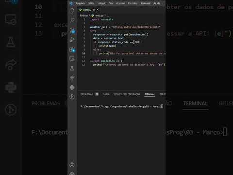 Consumindo #API com #python