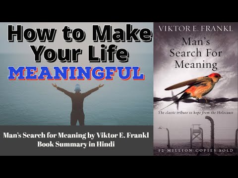 Man's search for meaning book summary in Hindi - Man's search for meaning Viktor E Frankl Audio book