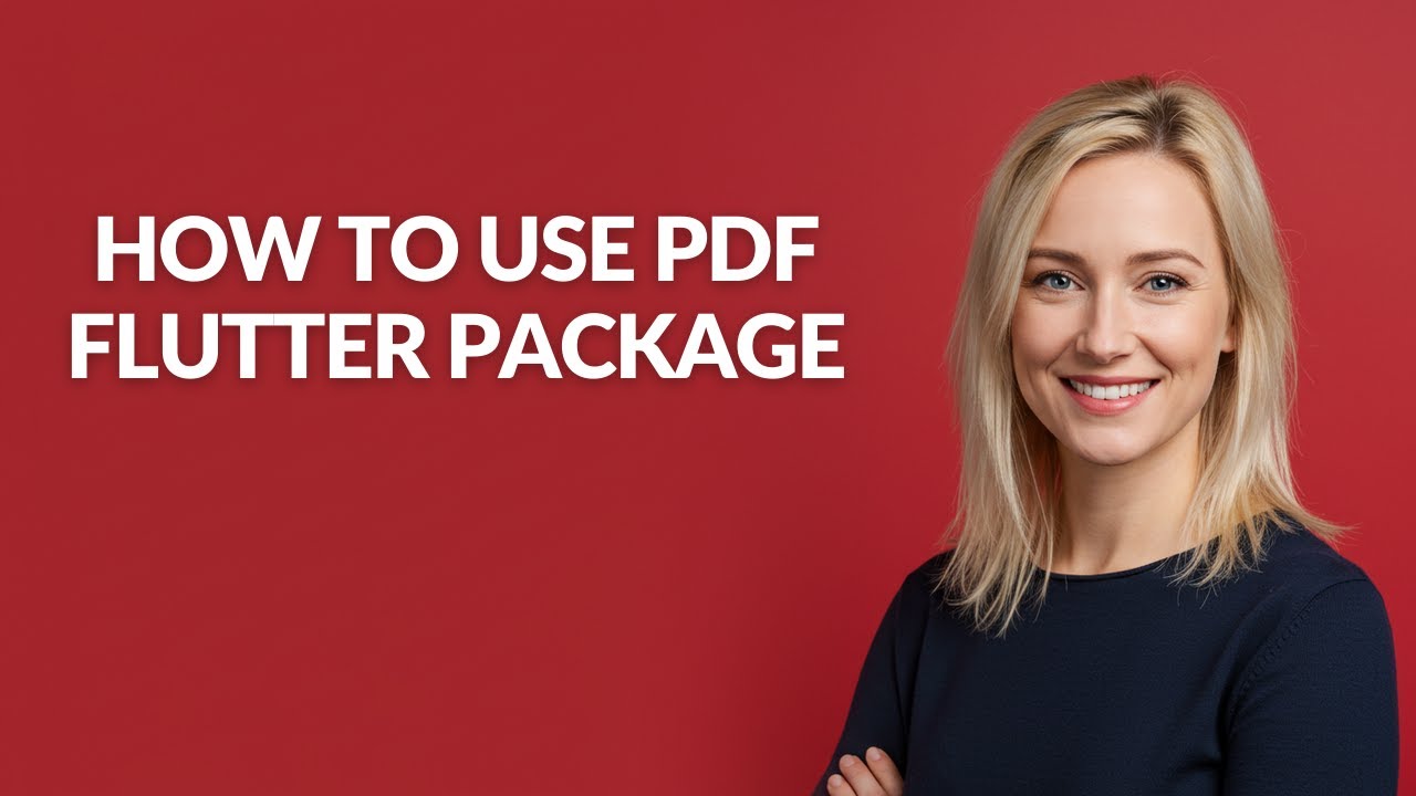 How to Use Pdf Flutter Package - Julia'sTutorials