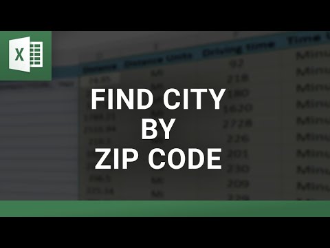 Find City by Zip Code Instantly | Excel Tool for ZIP & Postal Code Lookup