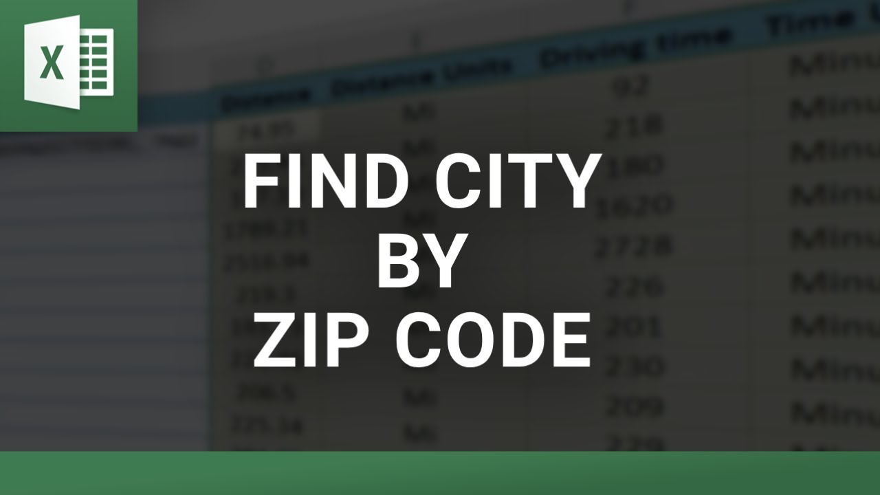 Find City by Zip Code Instantly | Excel Tool for ZIP & Postal Code Lookup