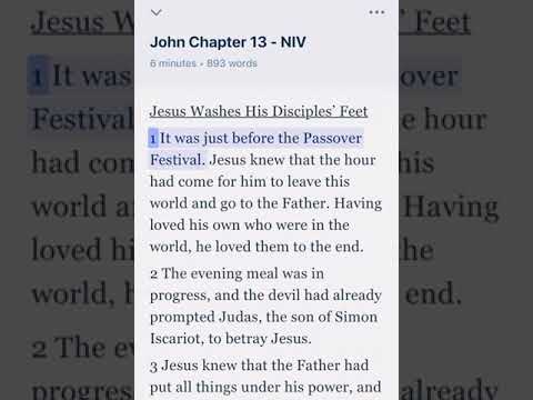 John Chapter 13 | The Holy Bible | New International Version (NIV)