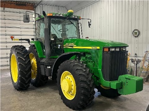 2000 John Deere 8410 MFWD tractor 6,386 hrs. 480/80R46 rear duals 80% ...
