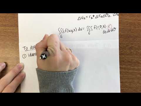 15.7: Triple Integrals in Cylindrical Coordinates
