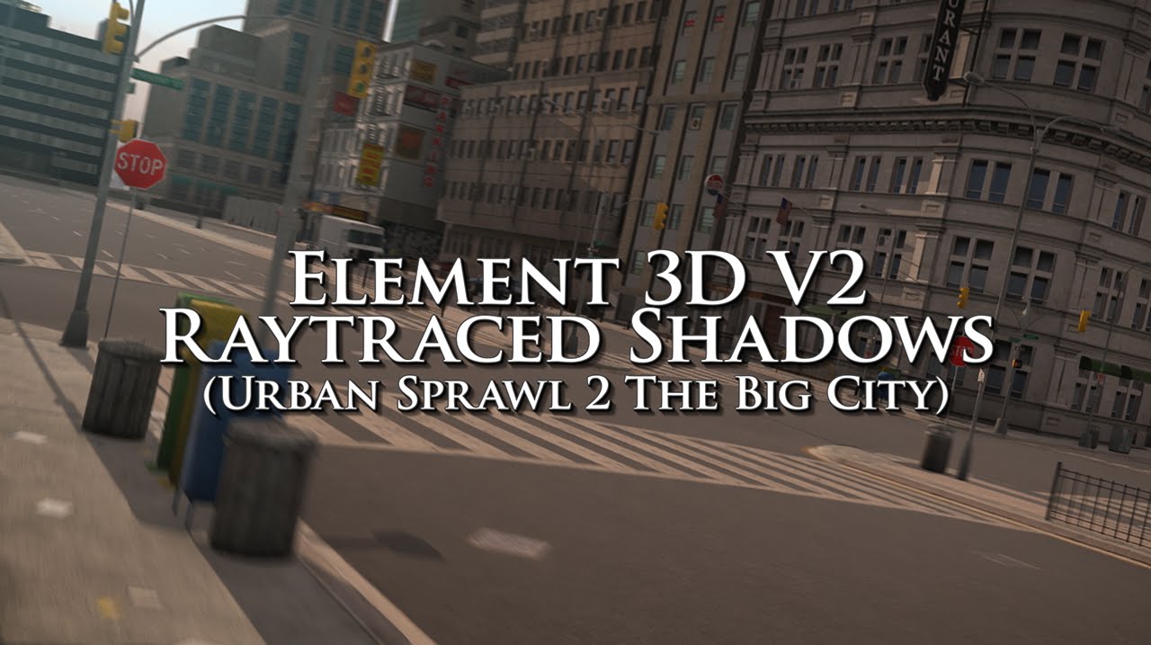 Element 3D V2 Raytraced Shadows