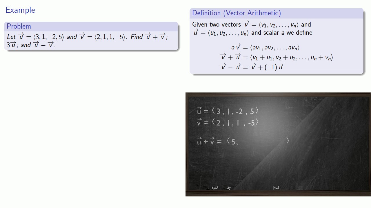 Vector Arithmetic