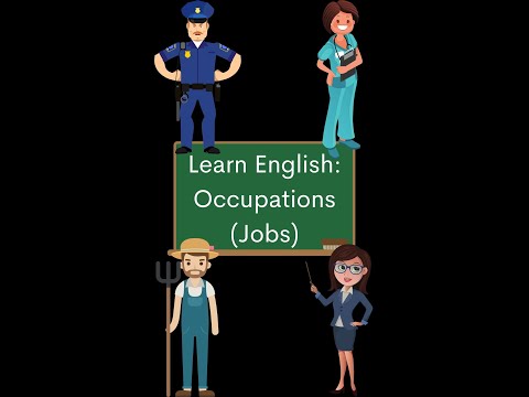 Occupations in English