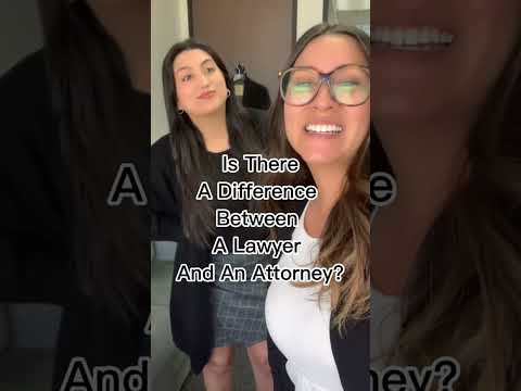 The difference between a lawyer and an attorney. #attorney #legalconsultation #lawfirm
