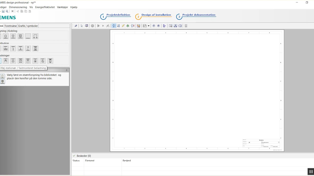 Simaris Design - Design af installationen del 1