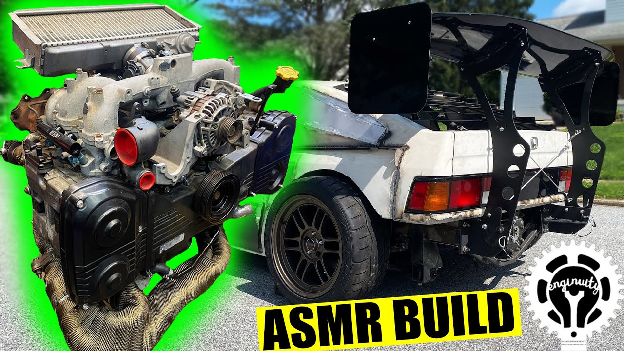Subaru Engine Refresh ASMR (first attempt) - Mid Engine CRX Build [E73]