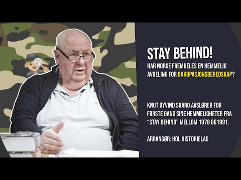 Stay Behind 🕵🏼♂️ Innsyn i organisasjonens virke, fortalt av Knut Øyvind Skaro