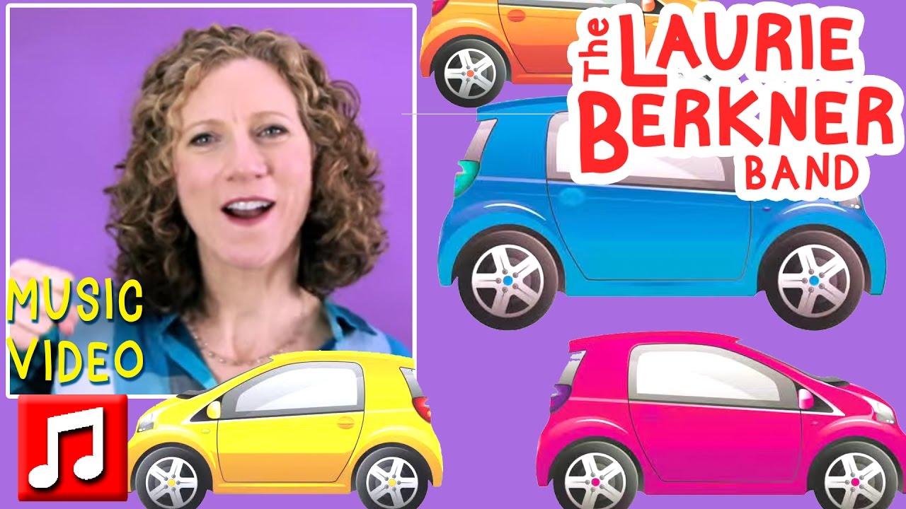 Drive My Car 🚗 by The Laurie Berkner Band | Kids Car & Transportation Song