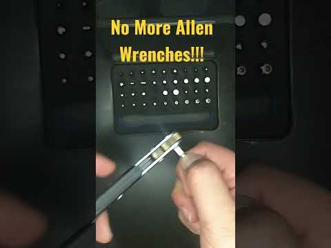 NO MORE ALLEN WRENCHES. Ratcheting low profile screwdriver + regular screwdriver!! #tools #office