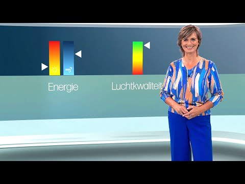 Weervrouw Sabine Hagedoren met het Vlaamse weerbericht van zondag 20 oktober 2024 op VRT 1