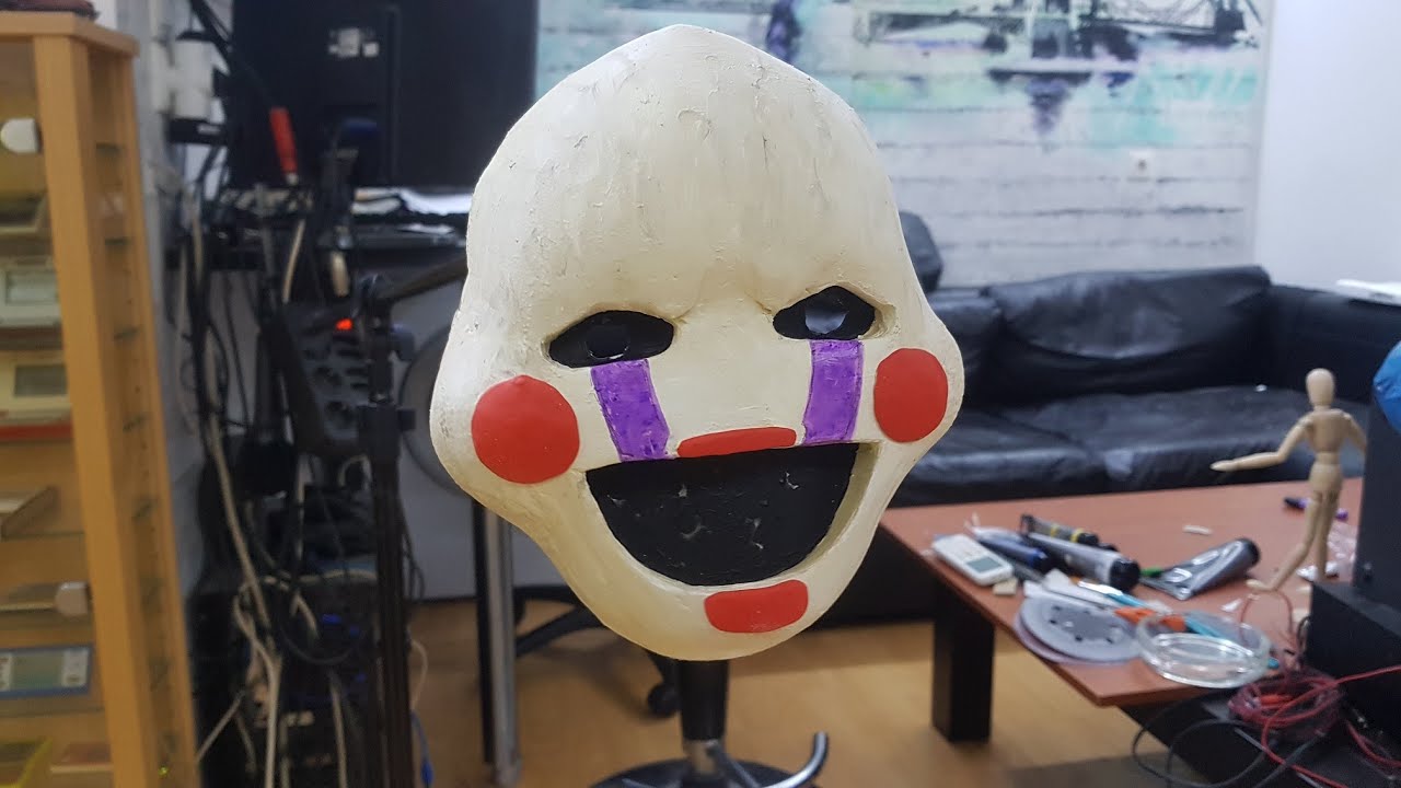 I made a Puppet mask FNAF DIY (Tutorial)