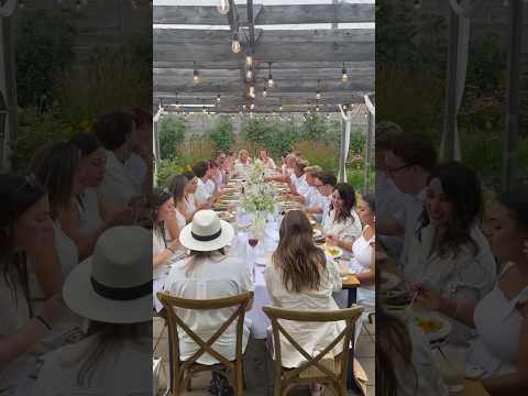 White Dress Code Dinner Party #shorts
