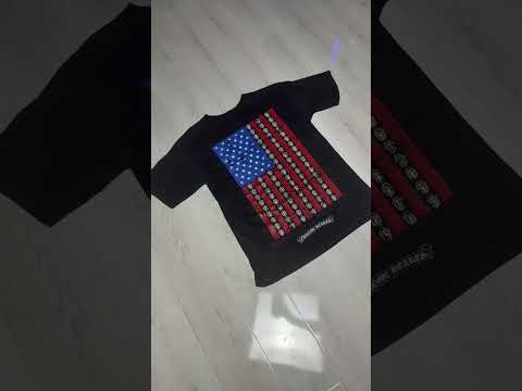 Chrome Hearts Vintage USA Flag T-Shirt 🇺🇸 #chromehearts #chromeheartsofficial #vintage