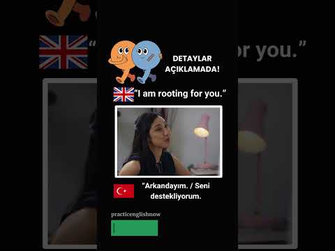 “I am rooting for you.” #ingilizceöğreniyorum #ingilizcefiiller #pratikingilizce #pratikbilgiler