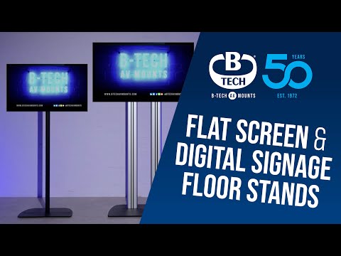 Explore our stylish range of Floor Stands for flat-screen LED TV displays and Digital Signage