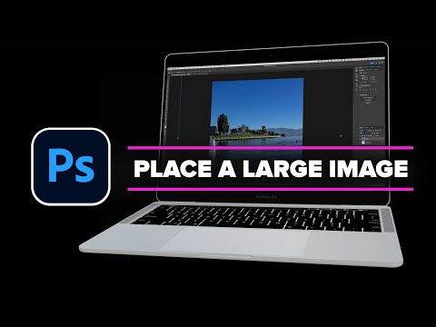 Place and Resize a Large Image in a Smaller File in Photoshop