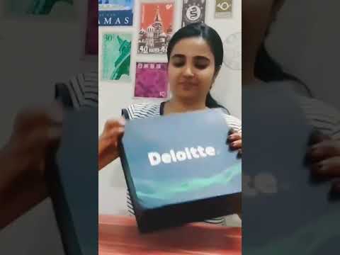 Deloitte USI welcome kit ???? #shorts #viral