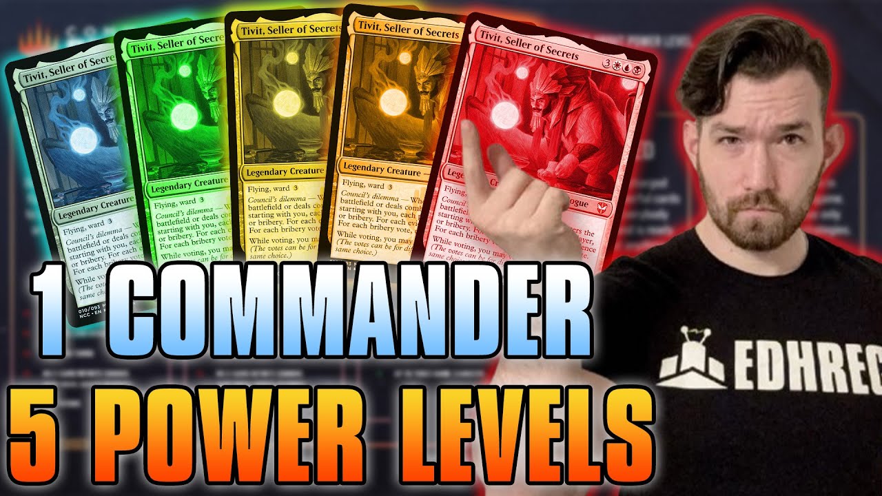 1 Commander, 5 Power Levels | What Each Bracket REALLY Looks Like | Commander | Magic the Gathering