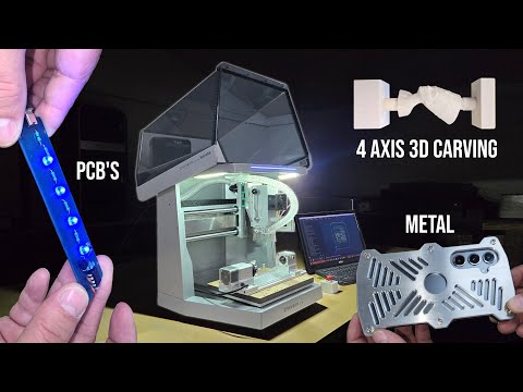 Carvera Air: Ultimate 4 Axis Desktop CNC From Makera