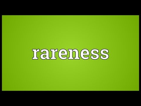 Rareness Meaning