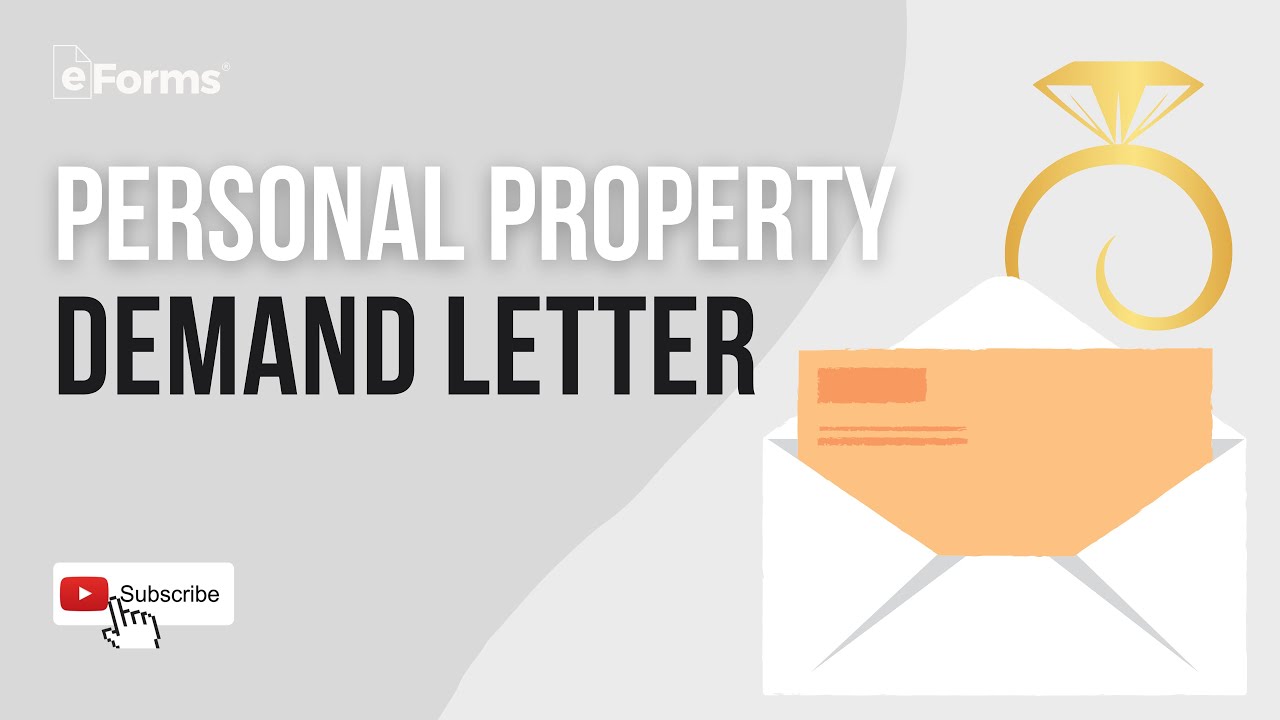 Personal Property Demand Letter, EXPLAINED