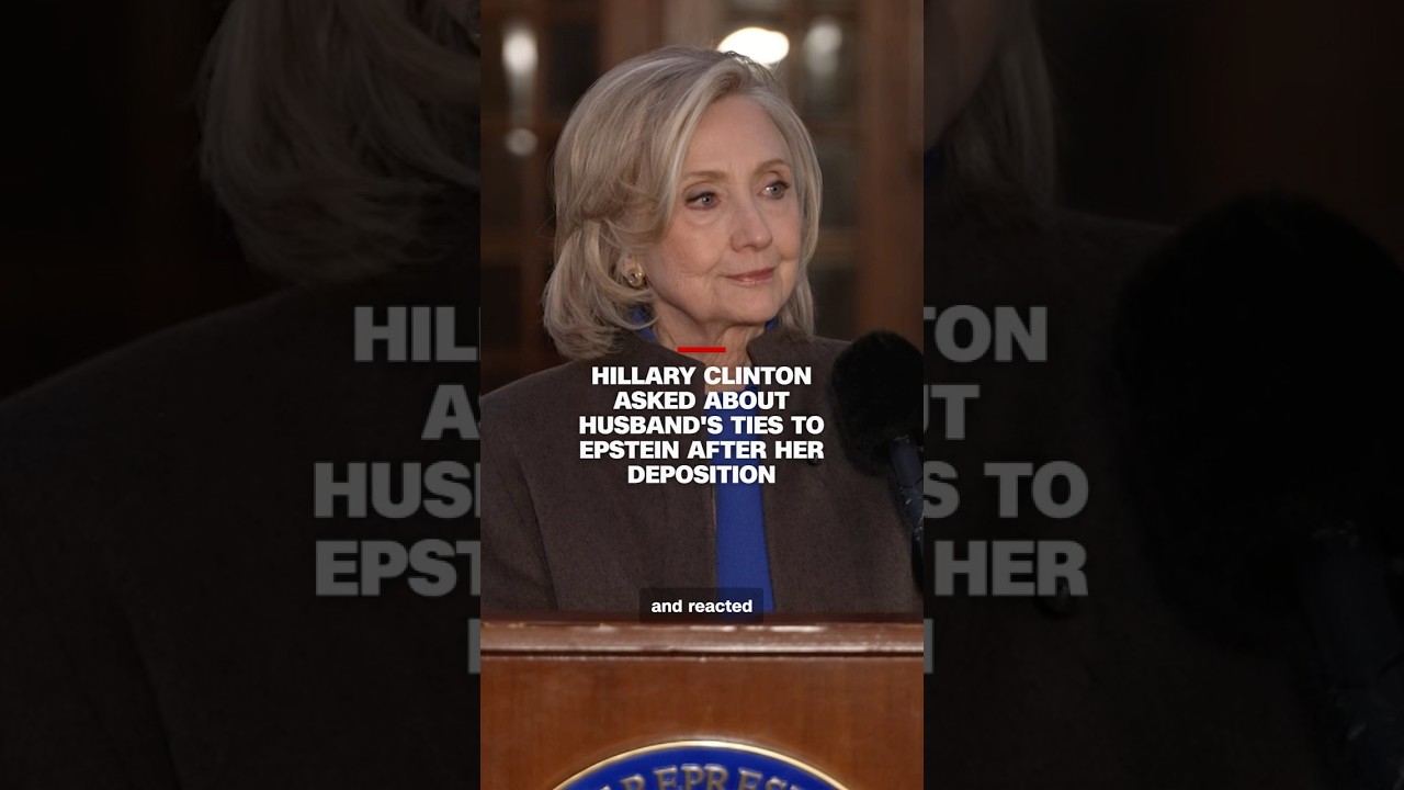 Hillary Clinton asked about husband's ties to Epstein after her deposition