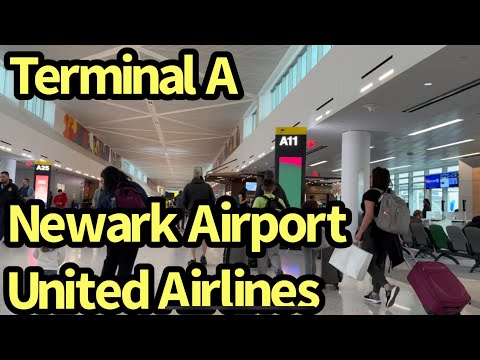 Newark Liberty International Airport Terminal A - Tour New York City’s Premier Terminal - EWR