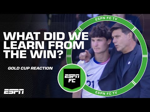 Reacting to USMNT’s 5-0 win 👀 What is the goal for the Gold Cup? | ESPN FC