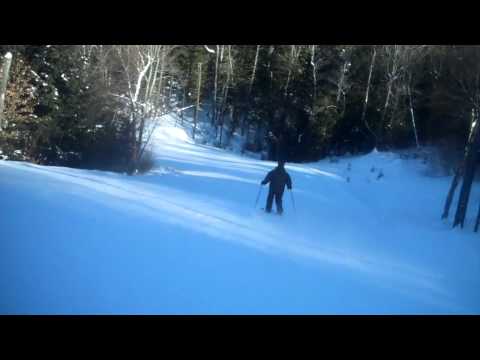 First Real Run At Attitash 2011