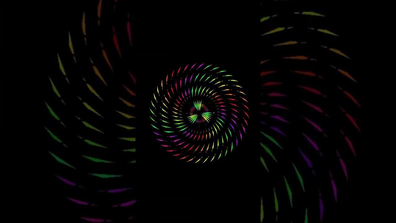 #shorts : Beautiful color wheel using Python turtle