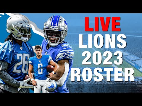 Detroit Lions LIVE Final Roster Selection