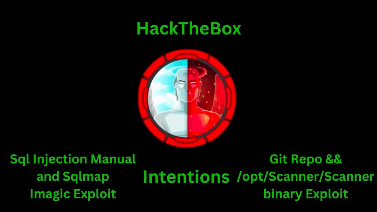 HackTheBox HTB - Intentions Imagick && Sql Injection, Scanner Binary exploit