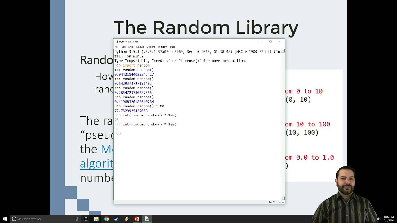 Generating Random Numbers in Python