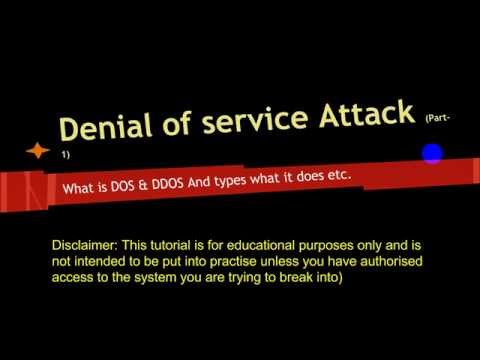 Denial of Service Attack (KHT)