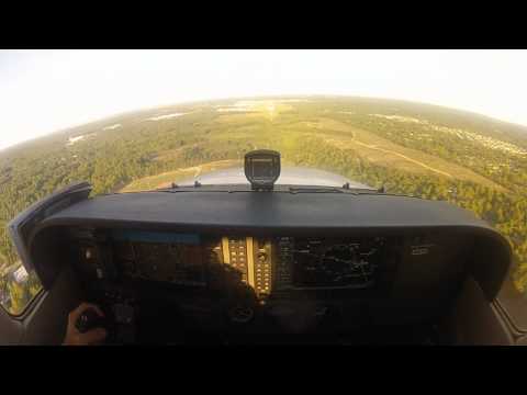 C-172 landing at CAE