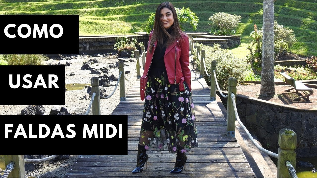 FALDAS MIDI. (como usarlas, outfits)