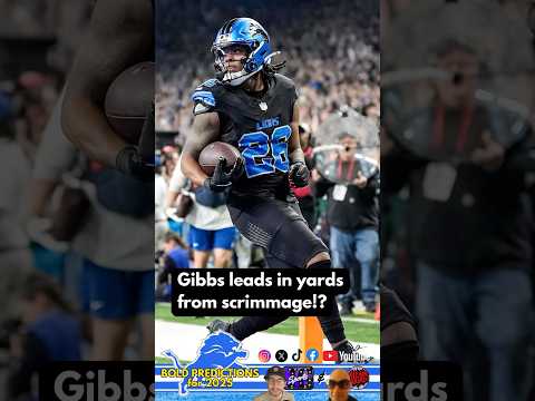 Detroit Lions BOLD PREDICTIONS for 2025: Jahmyr Gibbs yards @313VillainSquad #detroitlions #nfl