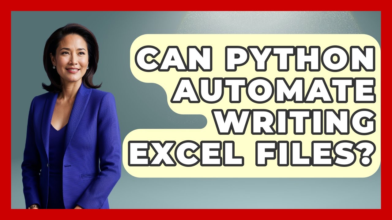 Can Python Automate Writing Excel Files? - Python Code School