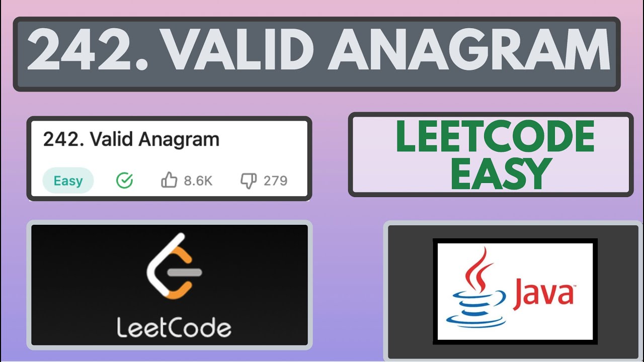 Leetcode | 242. Valid Anagram | Easy | Java Solution