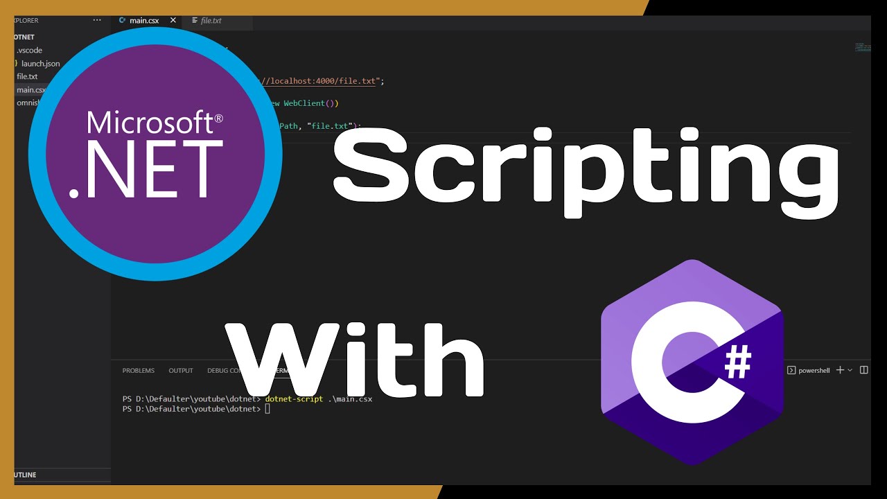 Run C# scripts from the .NET CLI | dotnet script