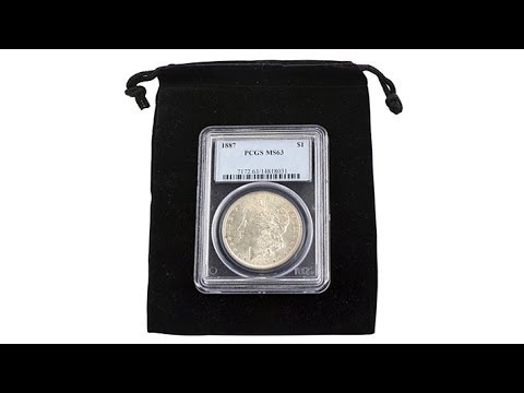 1887 MS63 PCGS PMint Morgan Silver Dollar