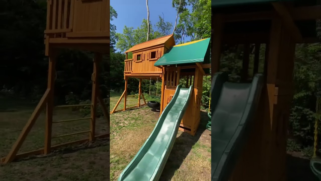 •Fantasy Treehouse• shown with bottom playhouse.