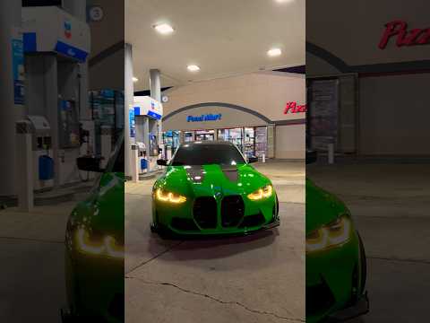 SIGNAL GREEN BMW G80 M3CS! (S4T STAGE 2 w/ EXHAUST ON E40) #stage4tuning #bmw #m3cs #automobile