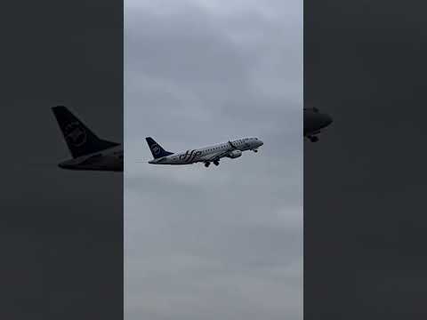 SKYTEAM LIVERY | KLM Cityhopper Embraer 190 | Departure from London City Airport to Amsterdam