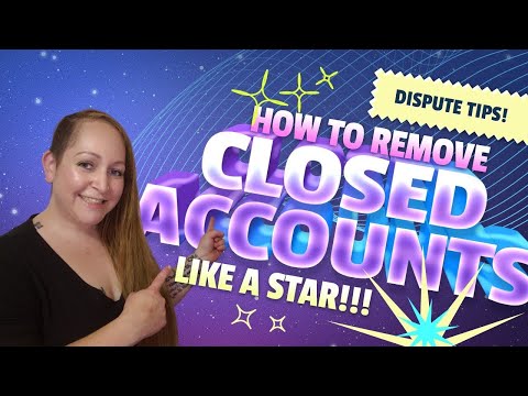 Strategy to Clear Closed Accounts From a Credit Report FAST!